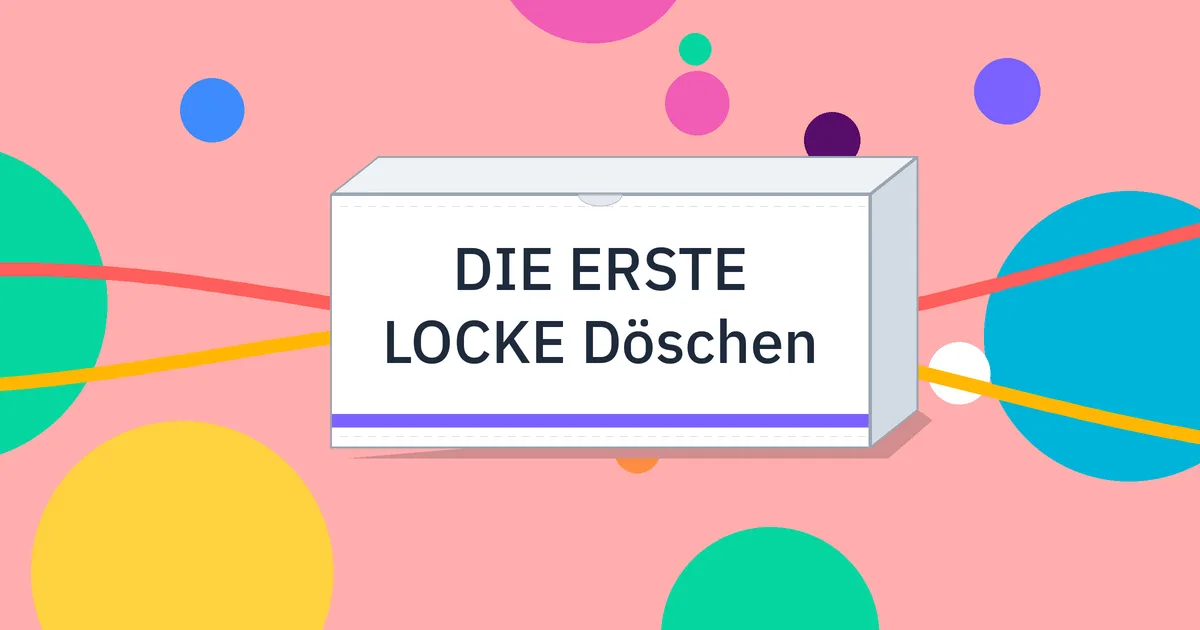 Symbolbild: Packung mit der Aufschrift DIE ERSTE LOCKE Döschen (PZN 01906091) – Verfügbarkeit und Bezug in Apotheken in Frankfurt am Main