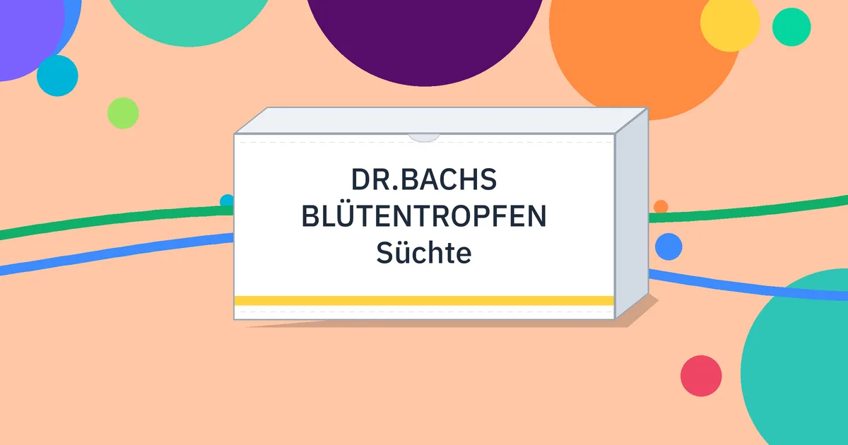 Symbolbild: Packung mit der Aufschrift DR.BACHS BLÜTENTROPFEN Süchte (PZN 17193859) – Verfügbarkeit und Bezug in Apotheken in Frankfurt am Main