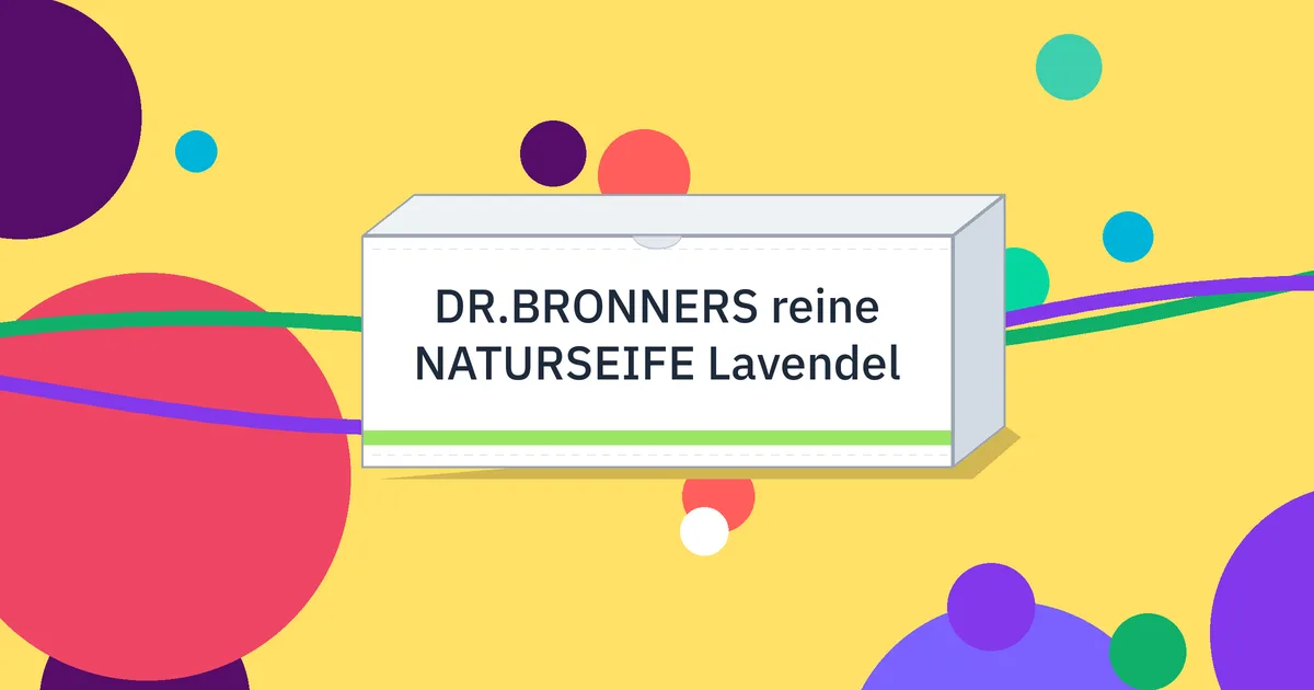 Symbolbild: Packung mit der Aufschrift DR.BRONNERS reine NATURSEIFE Lavendel (PZN 19241841) – Verfügbarkeit und Bezug in Apotheken in Frankfurt am Main