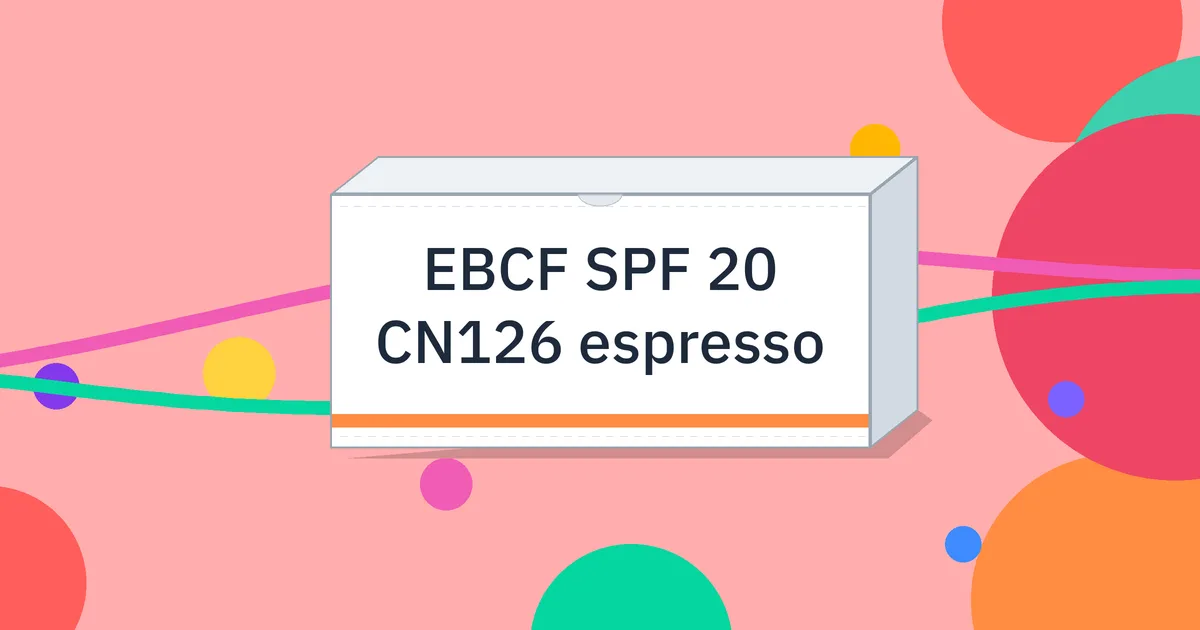 Symbolbild: Packung mit der Aufschrift EBCF SPF 20 CN126 espresso (PZN 18895368) – Verfügbarkeit und Bezug in Apotheken in Frankfurt am Main