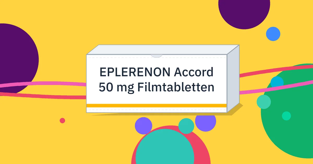 Symbolbild: Packung mit der Aufschrift EPLERENON Accord 50 mg Filmtabletten (PZN 18806471) – Verfügbarkeit und Bezug in Apotheken in Frankfurt am Main