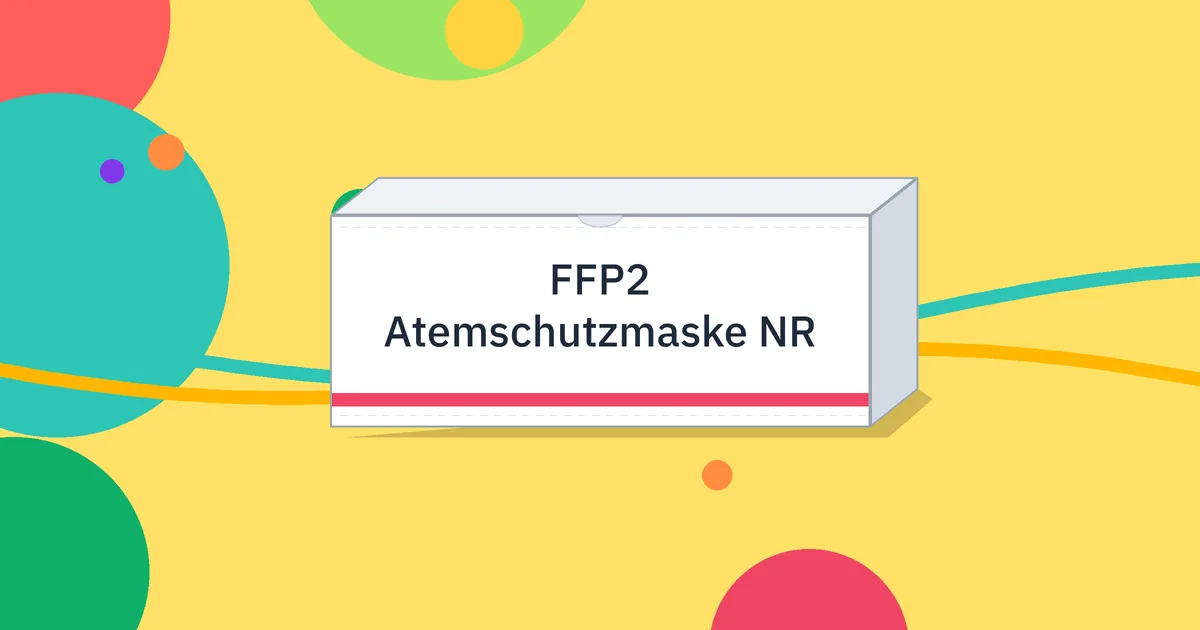 Symbolbild: Packung mit der Aufschrift FFP2 Atemschutzmaske NR (PZN 17456170) – Verfügbarkeit und Bezug in Apotheken in Frankfurt am Main