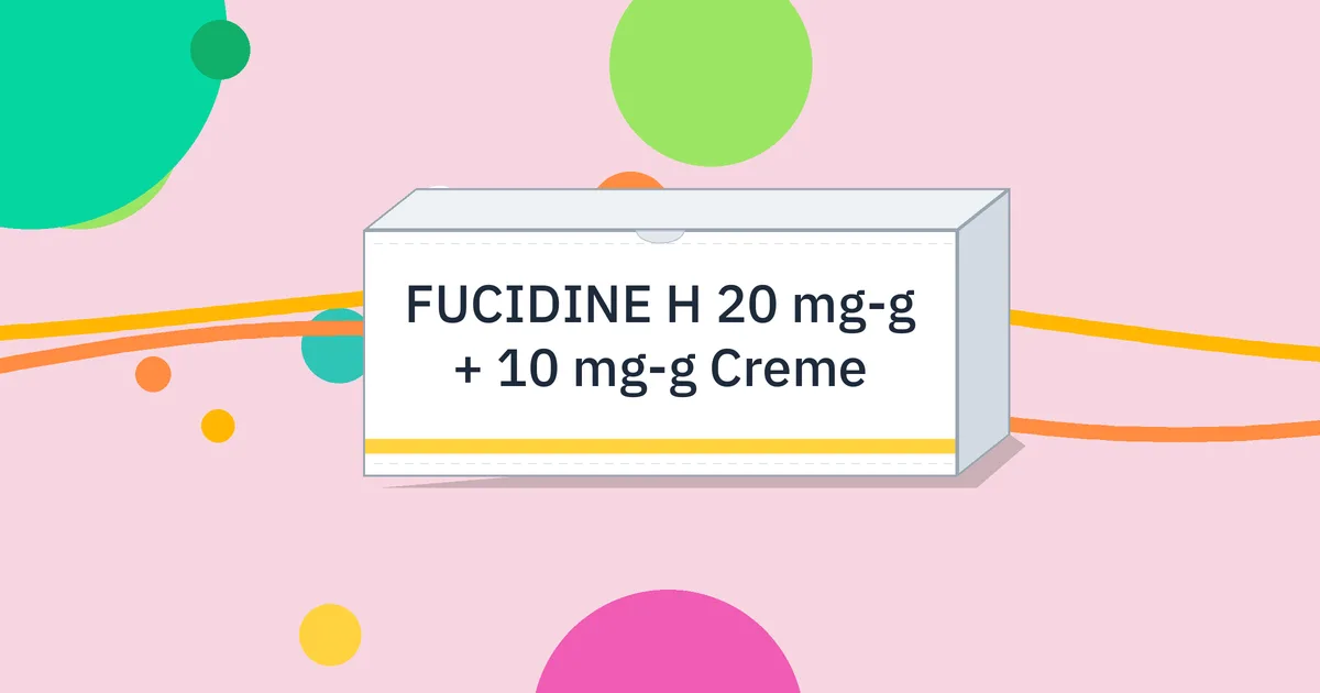 Symbolbild: Packung mit der Aufschrift FUCIDINE H 20 mg-g + 10 mg-g Creme (PZN 09079061) – Verfügbarkeit und Bezug in Apotheken in Frankfurt am Main