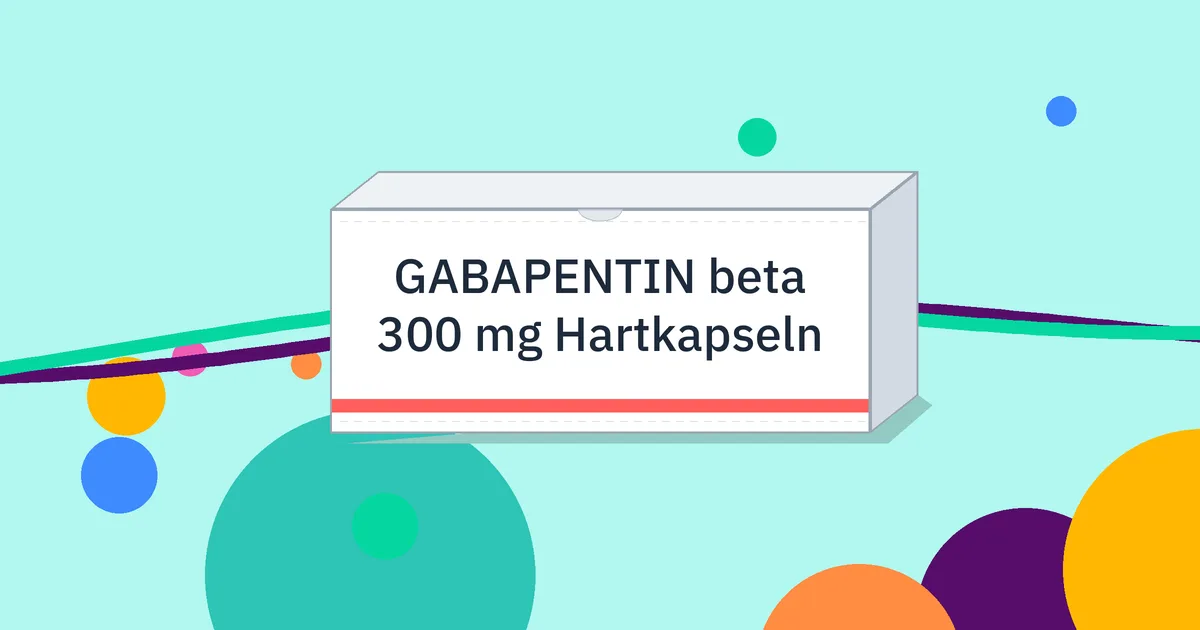 Symbolbild: Packung mit der Aufschrift GABAPENTIN beta 300 mg Hartkapseln (PZN 00792225) – Verfügbarkeit und Bezug in Apotheken in Frankfurt am Main