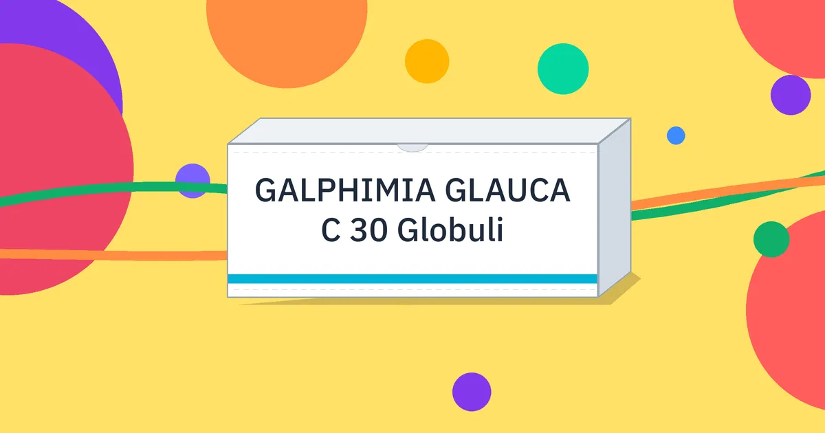 Symbolbild: Packung mit der Aufschrift GALPHIMIA GLAUCA C 30 Globuli (PZN 04218055) – Verfügbarkeit und Bezug in Apotheken in Frankfurt am Main