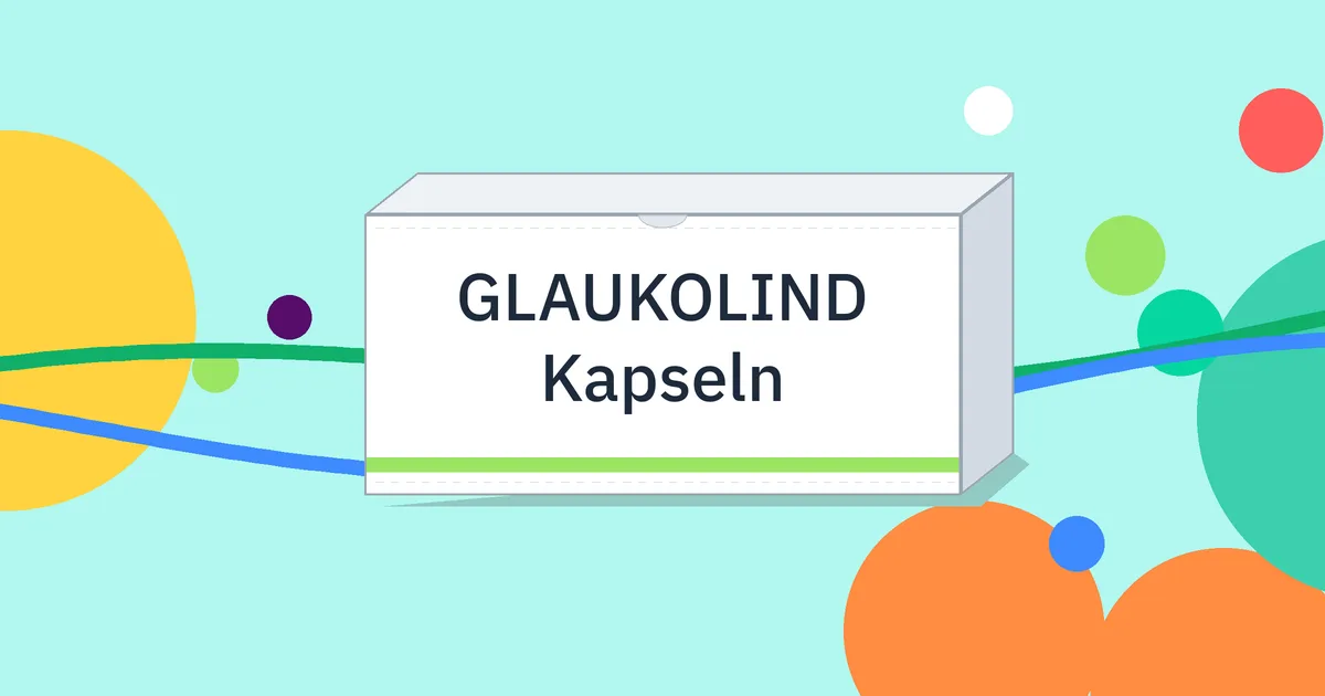 Symbolbild: Packung mit der Aufschrift GLAUKOLIND Kapseln (PZN 16042294) – Verfügbarkeit und Bezug in Apotheken in Frankfurt am Main