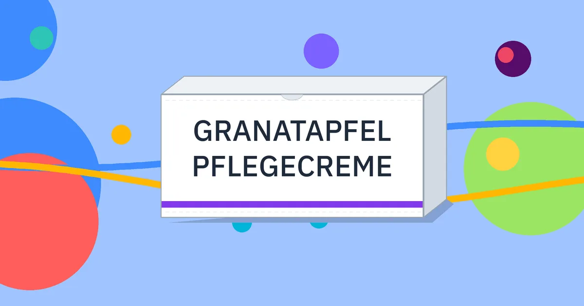 Symbolbild: Packung mit der Aufschrift GRANATAPFEL PFLEGECREME (PZN 14306524) – Verfügbarkeit und Bezug in Apotheken in Frankfurt am Main