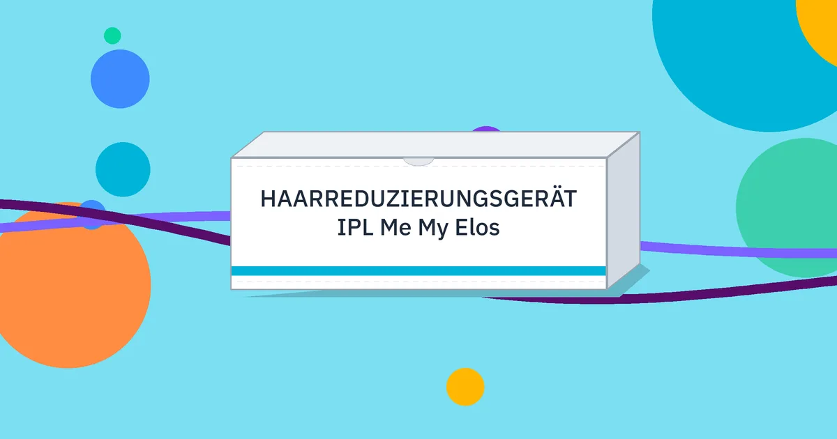 Symbolbild: Packung mit der Aufschrift HAARREDUZIERUNGSGERÄT IPL Me My Elos (PZN 09917504) – Verfügbarkeit und Bezug in Apotheken in Frankfurt am Main