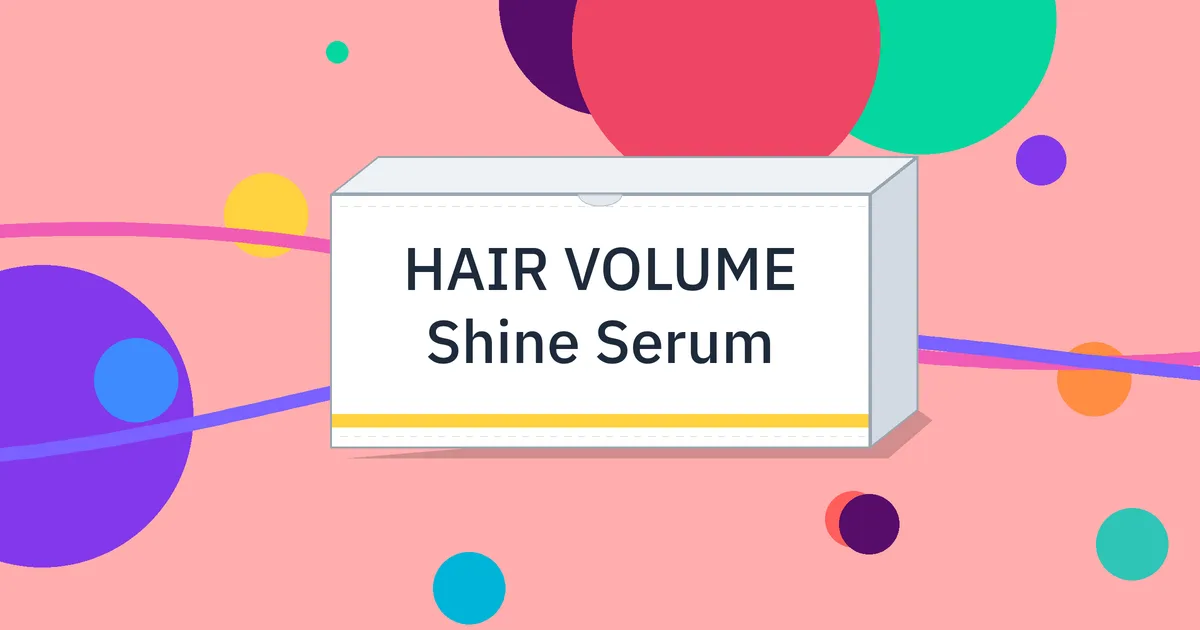 Symbolbild: Packung mit der Aufschrift HAIR VOLUME Shine Serum (PZN 17873152) – Verfügbarkeit und Bezug in Apotheken in Frankfurt am Main