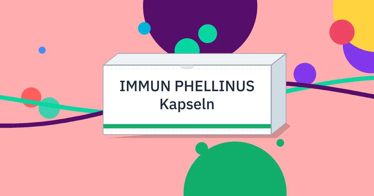 Symbolbild: Packung mit der Aufschrift IMMUN PHELLINUS Kapseln (PZN 13865517) – Verfügbarkeit und Bezug in Apotheken in Frankfurt am Main