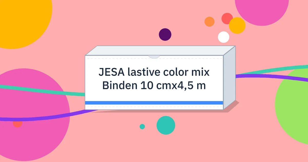 Symbolbild: Packung mit der Aufschrift JESA lastive color mix Binden 10 cmx4,5 m (PZN 11284495) – Verfügbarkeit und Bezug in Apotheken in Frankfurt am Main