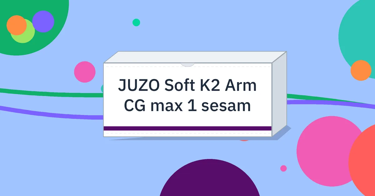 Symbolbild: Packung mit der Aufschrift JUZO Soft K2 Arm CG max 1 sesam (PZN 15513840) – Verfügbarkeit und Bezug in Apotheken in Frankfurt am Main