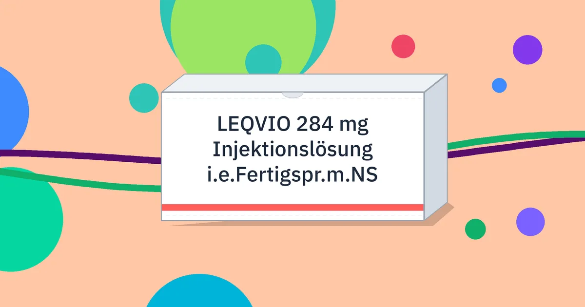 Symbolbild: Packung mit der Aufschrift LEQVIO 284 mg Injektionslösung i.e.Fertigspr.m.NS (PZN 19119933) – Verfügbarkeit und Bezug in Apotheken in Frankfurt am Main