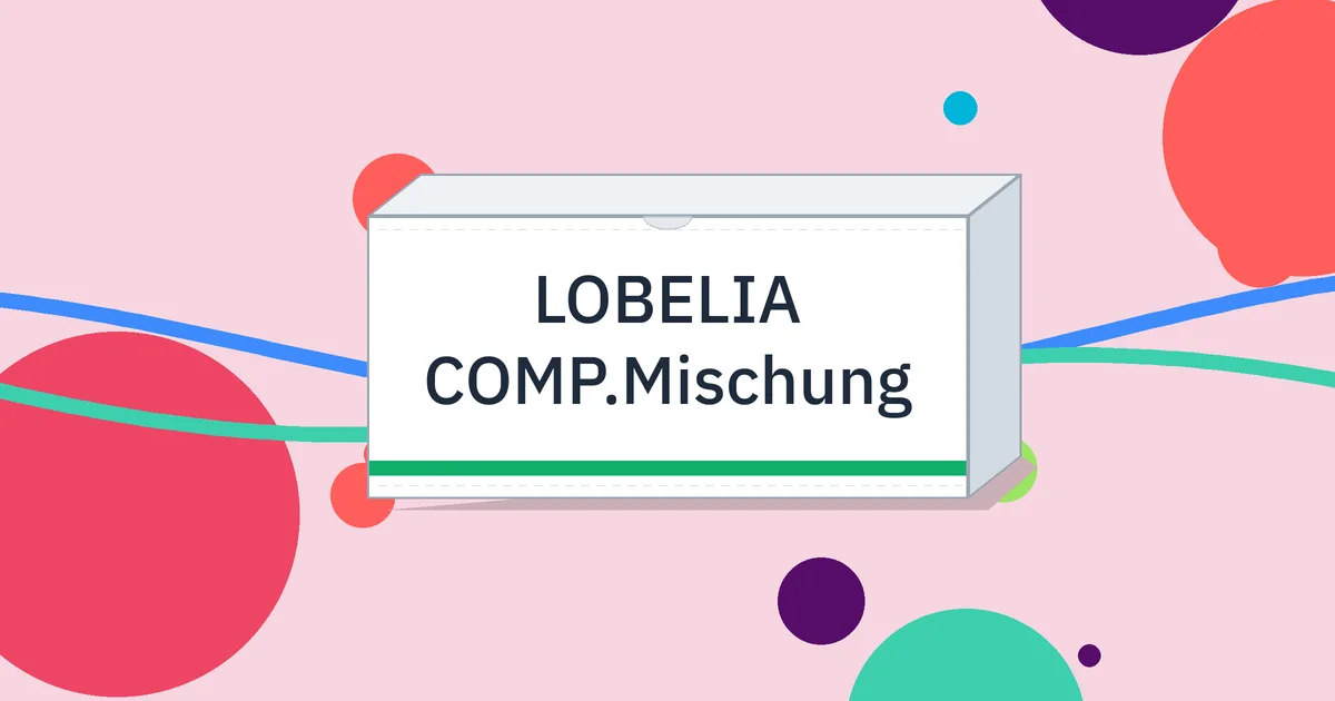 Symbolbild: Packung mit der Aufschrift LOBELIA COMP.Mischung (PZN 01629361) – Verfügbarkeit und Bezug in Apotheken in Frankfurt am Main