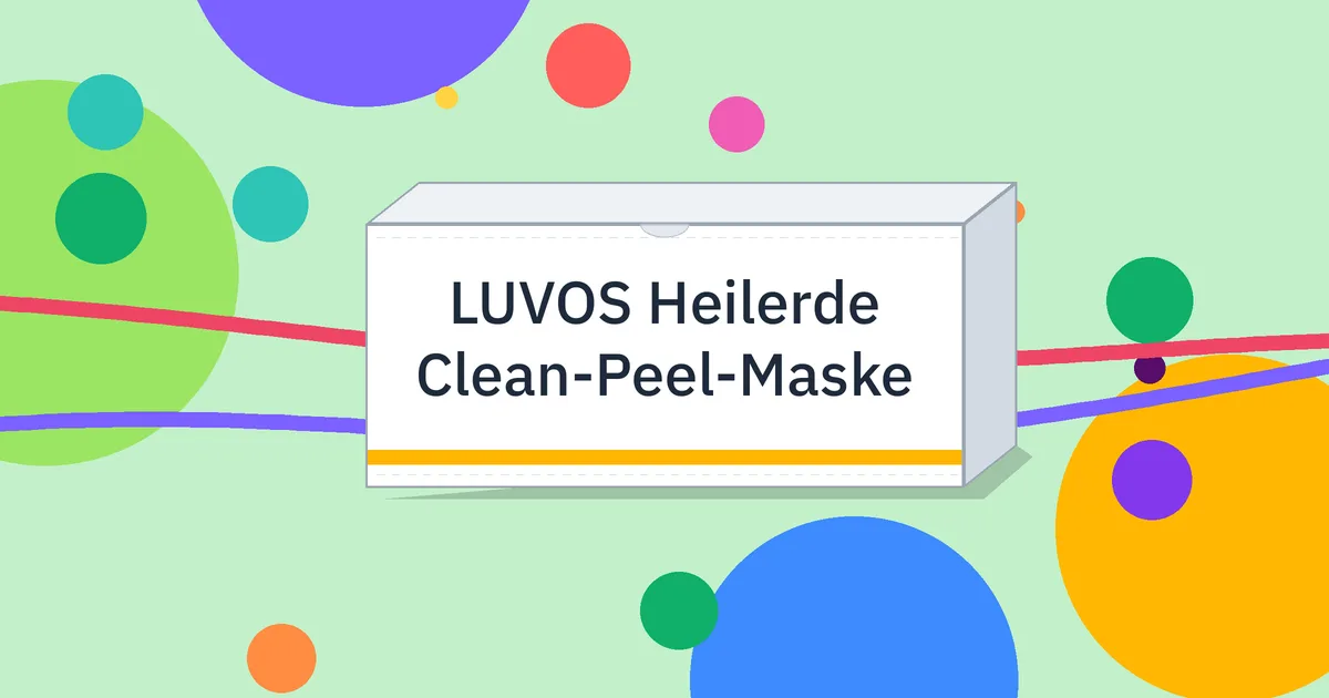 Symbolbild: Packung mit der Aufschrift LUVOS Heilerde Clean-Peel-Maske (PZN 16356957) – Verfügbarkeit und Bezug in Apotheken in Frankfurt am Main