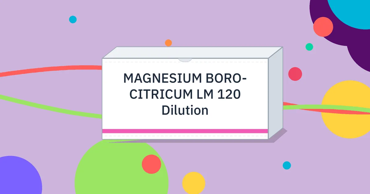 Symbolbild: Packung mit der Aufschrift MAGNESIUM BORO-CITRICUM LM 120 Dilution (PZN 12936907) – Verfügbarkeit und Bezug in Apotheken in Frankfurt am Main