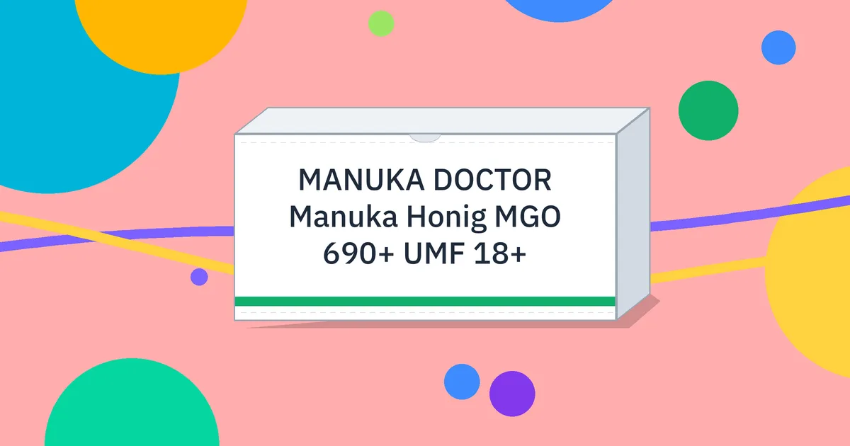Symbolbild: Packung mit der Aufschrift MANUKA DOCTOR Manuka Honig MGO 690+ UMF 18+ (PZN 19345457) – Verfügbarkeit und Bezug in Apotheken in Frankfurt am Main