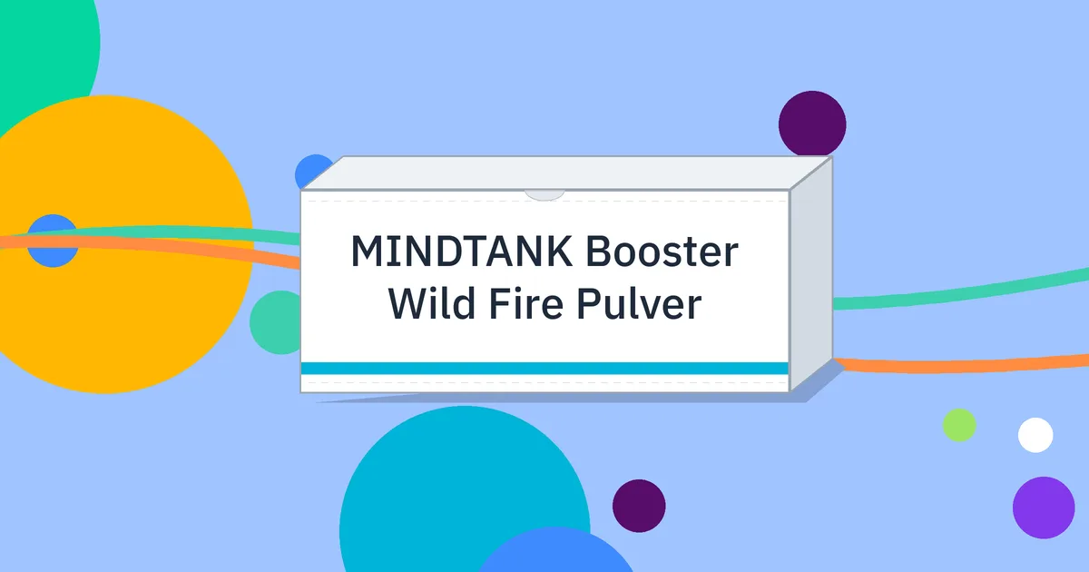 Symbolbild: Packung mit der Aufschrift MINDTANK Booster Wild Fire Pulver (PZN 18652950) – Verfügbarkeit und Bezug in Apotheken in Frankfurt am Main