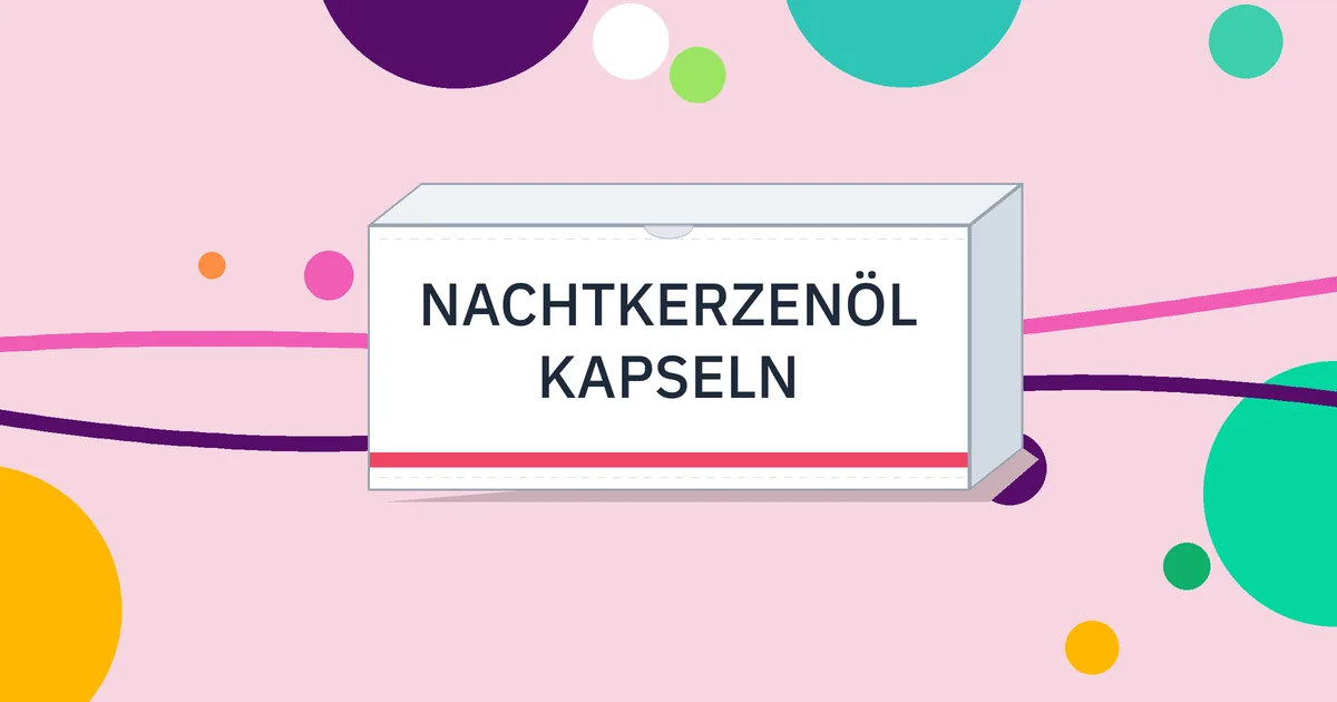 Symbolbild: Packung mit der Aufschrift NACHTKERZENÖL KAPSELN (PZN 09539114) – Verfügbarkeit und Bezug in Apotheken in Frankfurt am Main