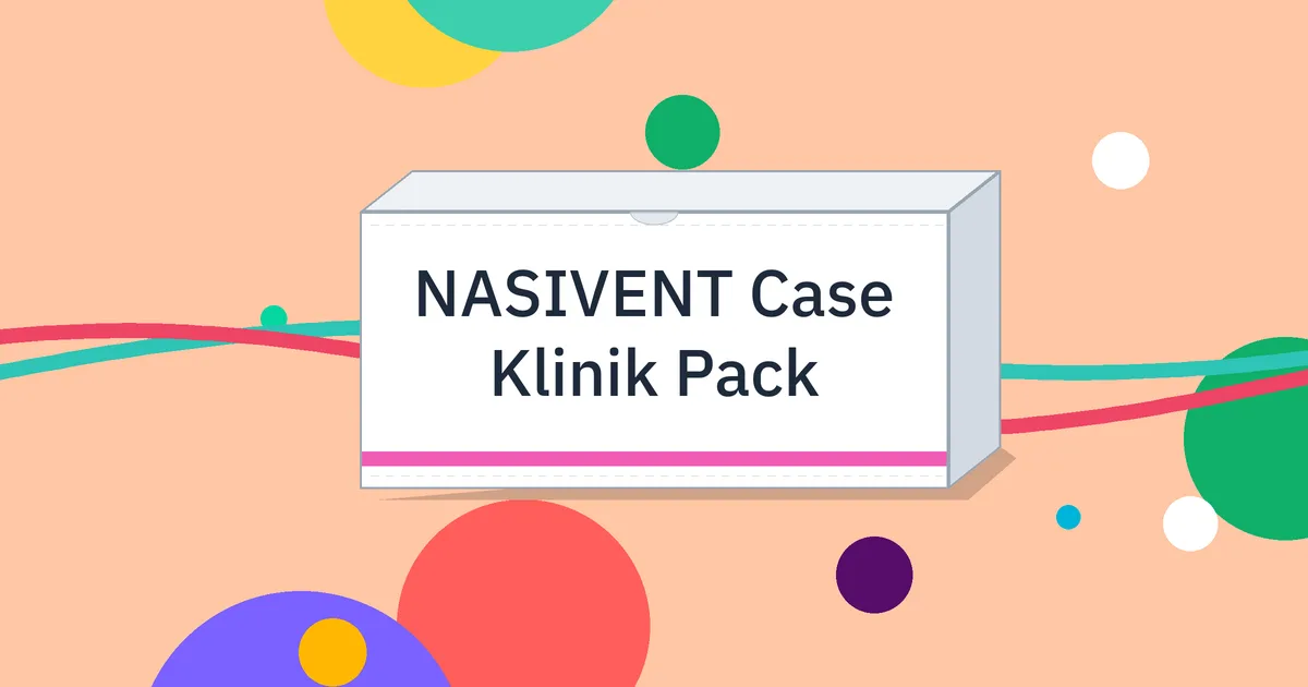 Symbolbild: Packung mit der Aufschrift NASIVENT Case Klinik Pack (PZN 17619382) – Verfügbarkeit und Bezug in Apotheken in Frankfurt am Main