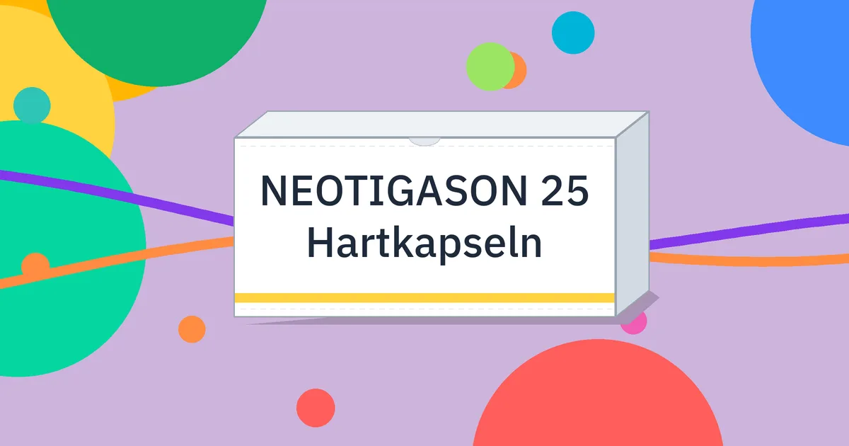 Symbolbild: Packung mit der Aufschrift NEOTIGASON 25 Hartkapseln (PZN 04521888) – Verfügbarkeit und Bezug in Apotheken in Frankfurt am Main