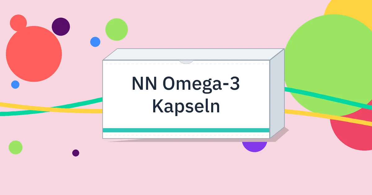 Symbolbild: Packung mit der Aufschrift NN Omega-3 Kapseln (PZN 15321678) – Verfügbarkeit und Bezug in Apotheken in Frankfurt am Main