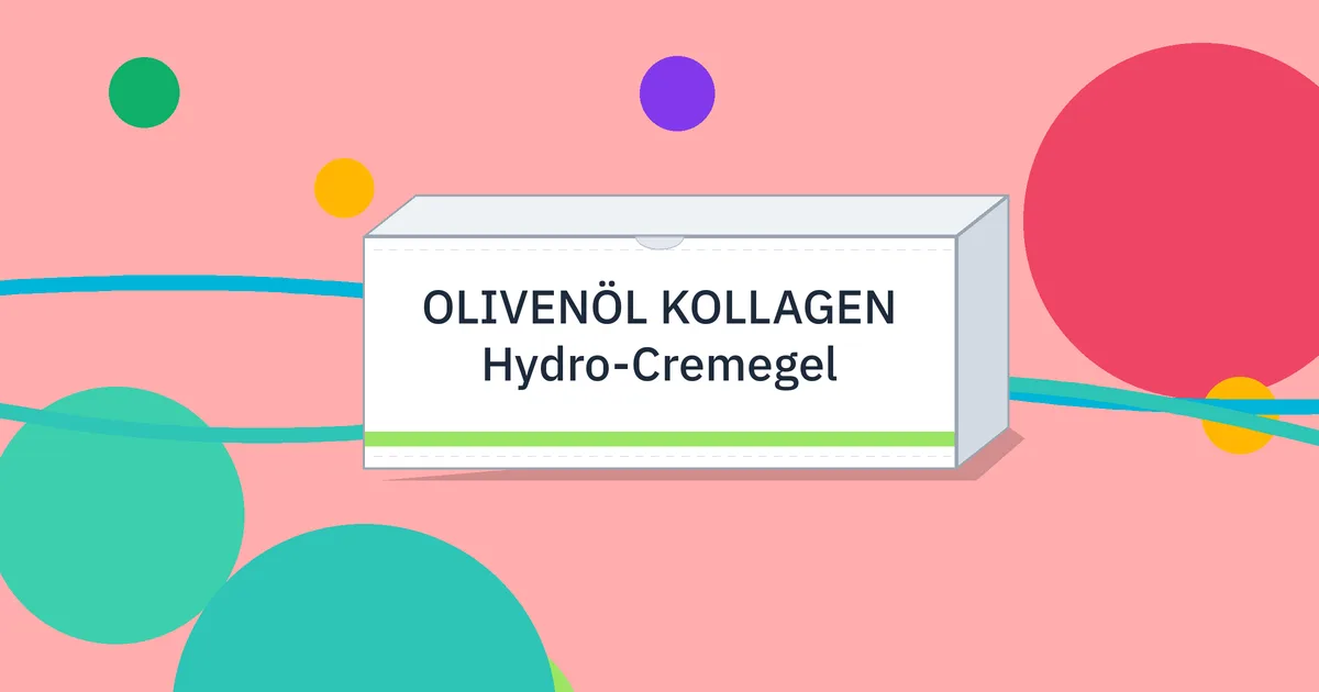 Symbolbild: Packung mit der Aufschrift OLIVENÖL KOLLAGEN Hydro-Cremegel (PZN 20093558) – Verfügbarkeit und Bezug in Apotheken in Frankfurt am Main