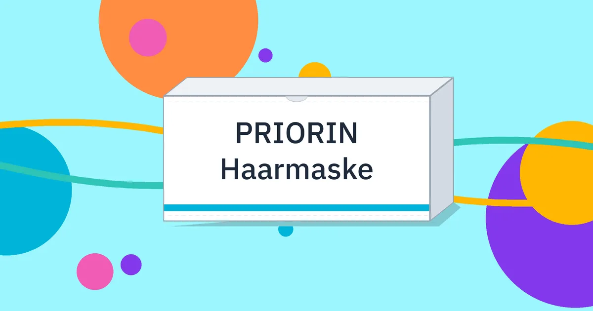 Symbolbild: Packung mit der Aufschrift PRIORIN Haarmaske (PZN 18878973) – Verfügbarkeit und Bezug in Apotheken in Frankfurt am Main
