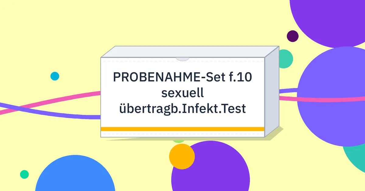 Symbolbild: Packung mit der Aufschrift PROBENAHME-Set f.10 sexuell übertragb.Infekt.Test (PZN 18660085) – Verfügbarkeit und Bezug in Apotheken in Frankfurt am Main
