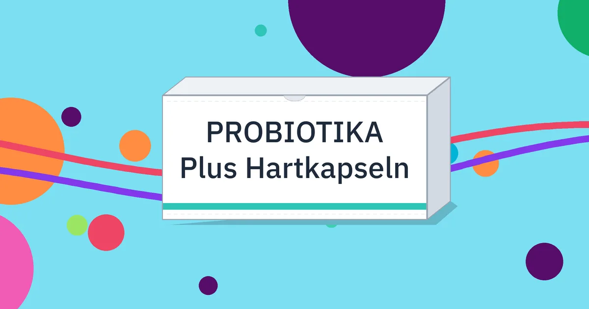Symbolbild: Packung mit der Aufschrift PROBIOTIKA Plus Hartkapseln (PZN 19680664) – Verfügbarkeit und Bezug in Apotheken in Frankfurt am Main