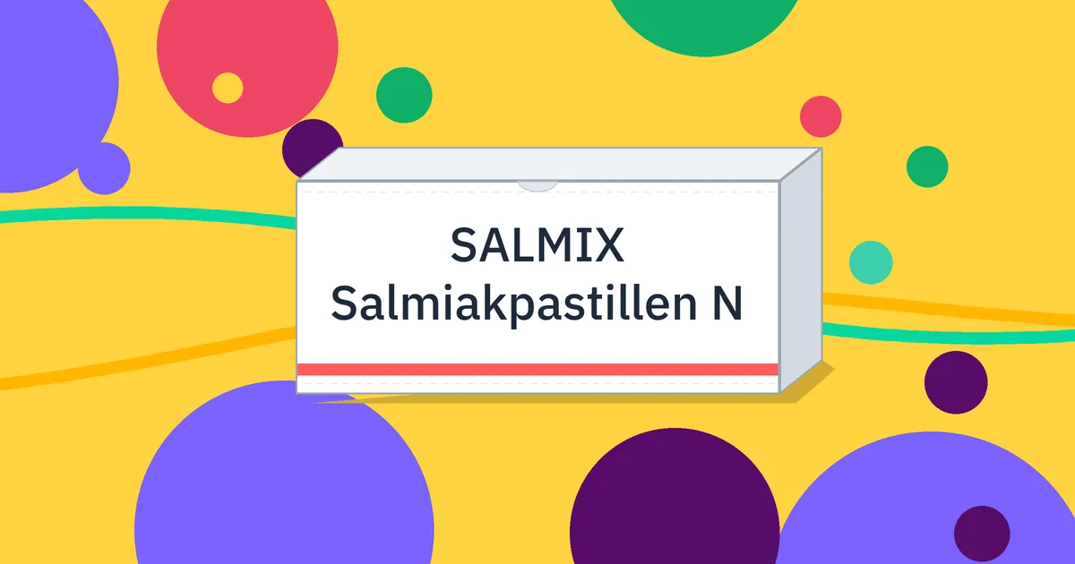Symbolbild: Packung mit der Aufschrift SALMIX Salmiakpastillen N (PZN 00173597) – Verfügbarkeit und Bezug in Apotheken in Frankfurt am Main