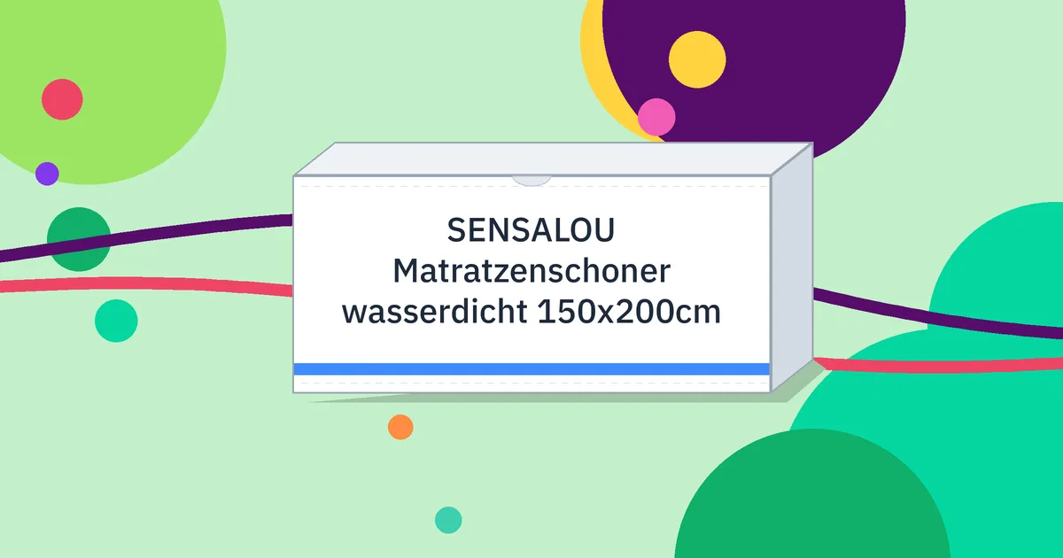 Symbolbild: Packung mit der Aufschrift SENSALOU Matratzenschoner wasserdicht 150x200cm (PZN 20740319) – Verfügbarkeit und Bezug in Apotheken in Frankfurt am Main