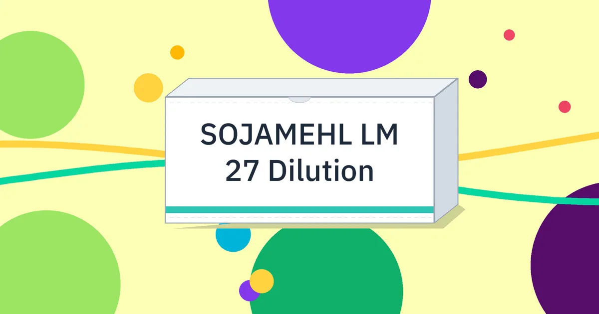 Symbolbild: Packung mit der Aufschrift SOJAMEHL LM 27 Dilution (PZN 13681220) – Verfügbarkeit und Bezug in Apotheken in Frankfurt am Main