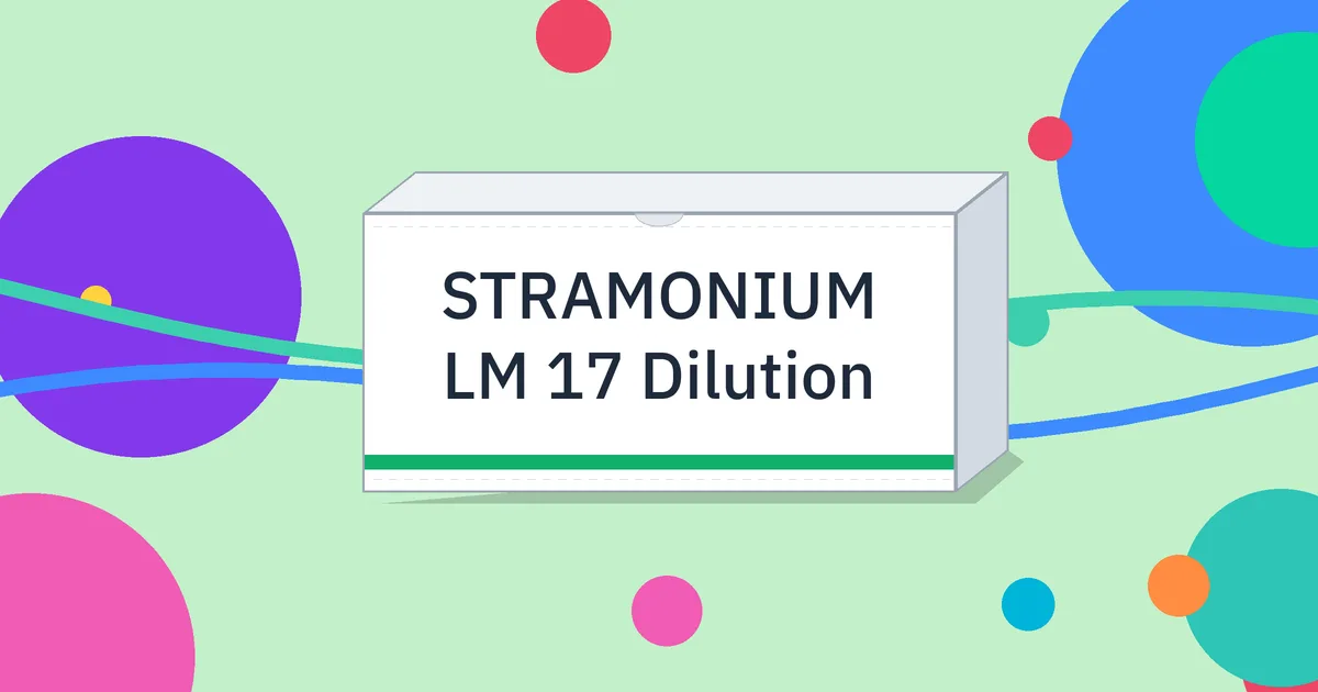 Symbolbild: Packung mit der Aufschrift STRAMONIUM LM 17 Dilution (PZN 13201898) – Verfügbarkeit und Bezug in Apotheken in Frankfurt am Main
