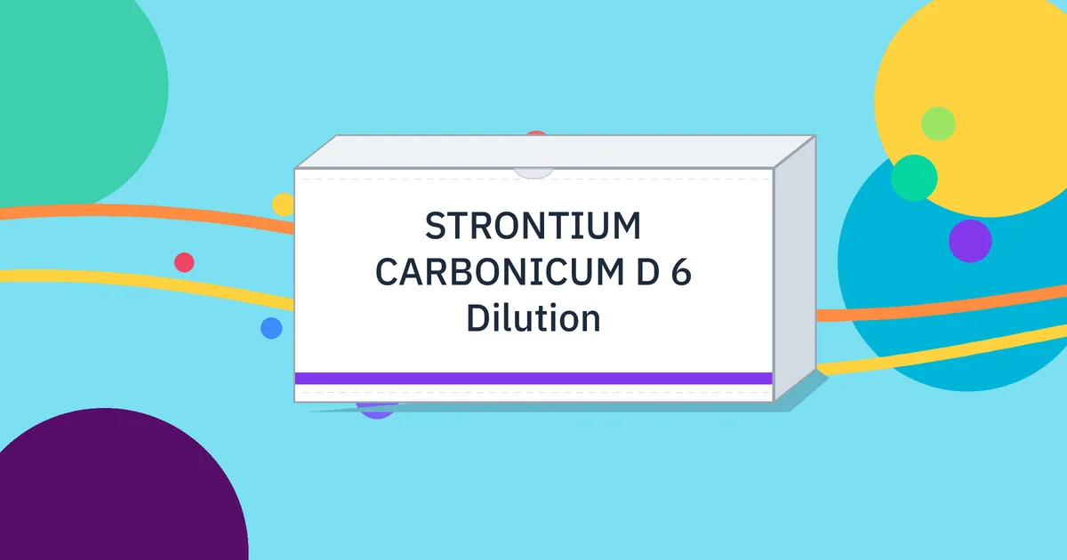 Symbolbild: Packung mit der Aufschrift STRONTIUM CARBONICUM D 6 Dilution (PZN 07181097) – Verfügbarkeit und Bezug in Apotheken in Frankfurt am Main