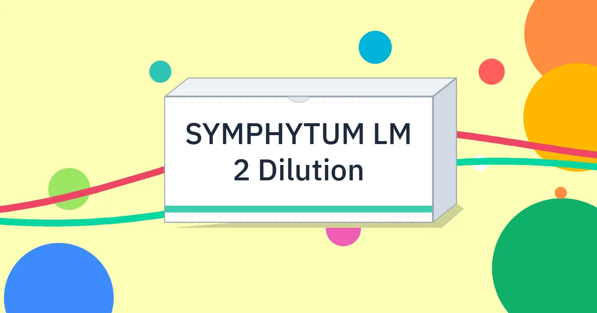 Symbolbild: Packung mit der Aufschrift SYMPHYTUM LM 2 Dilution (PZN 13211595) – Verfügbarkeit und Bezug in Apotheken in Frankfurt am Main
