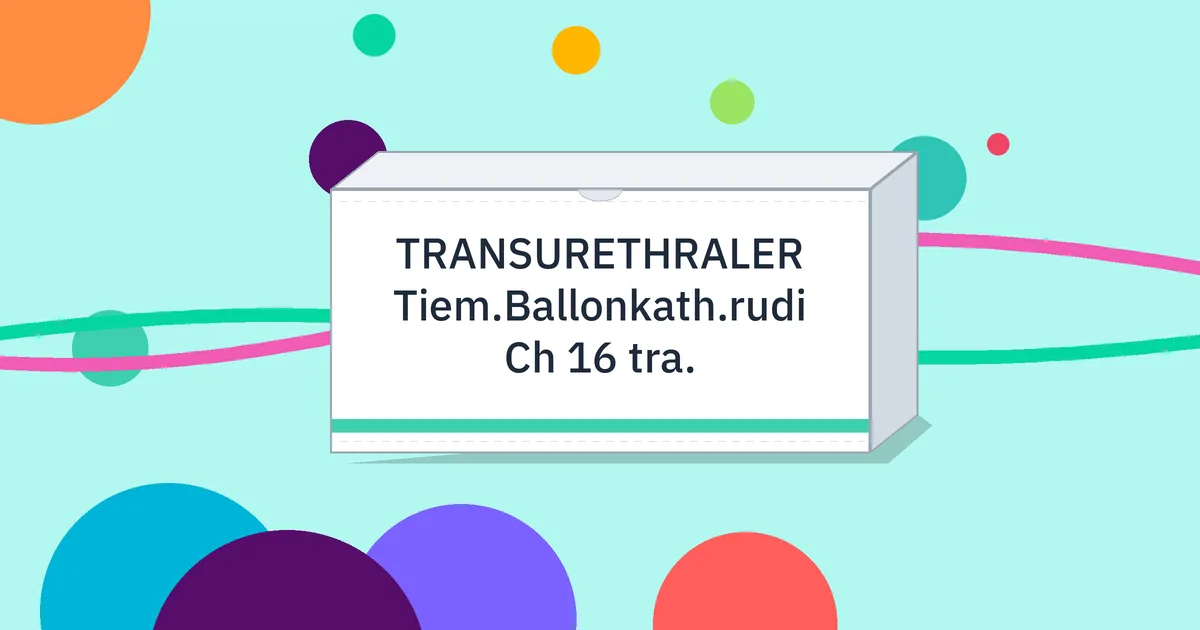 Symbolbild: Packung mit der Aufschrift TRANSURETHRALER Tiem.Ballonkath.rudi Ch 16 tra. (PZN 19950483) – Verfügbarkeit und Bezug in Apotheken in Frankfurt am Main
