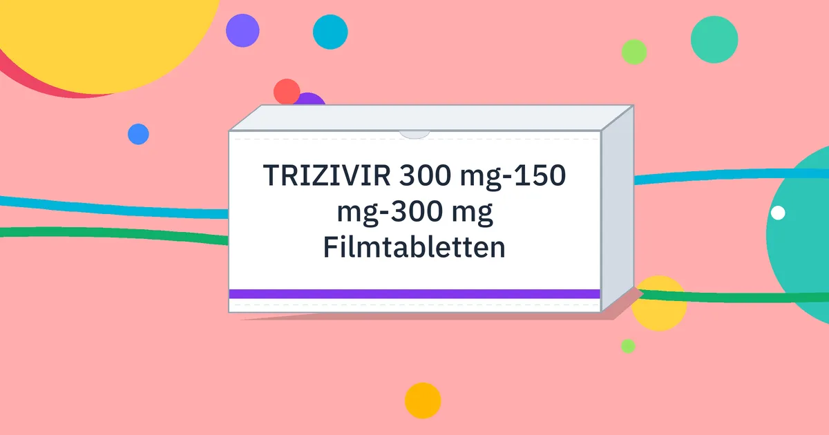 Symbolbild: Packung mit der Aufschrift TRIZIVIR 300 mg-150 mg-300 mg Filmtabletten (PZN 12500340) – Verfügbarkeit und Bezug in Apotheken in Frankfurt am Main