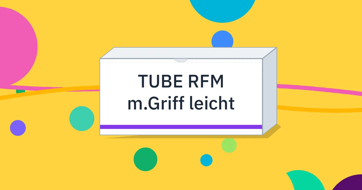 Symbolbild: Packung mit der Aufschrift TUBE RFM m.Griff leicht (PZN 01169445) – Verfügbarkeit und Bezug in Apotheken in Frankfurt am Main