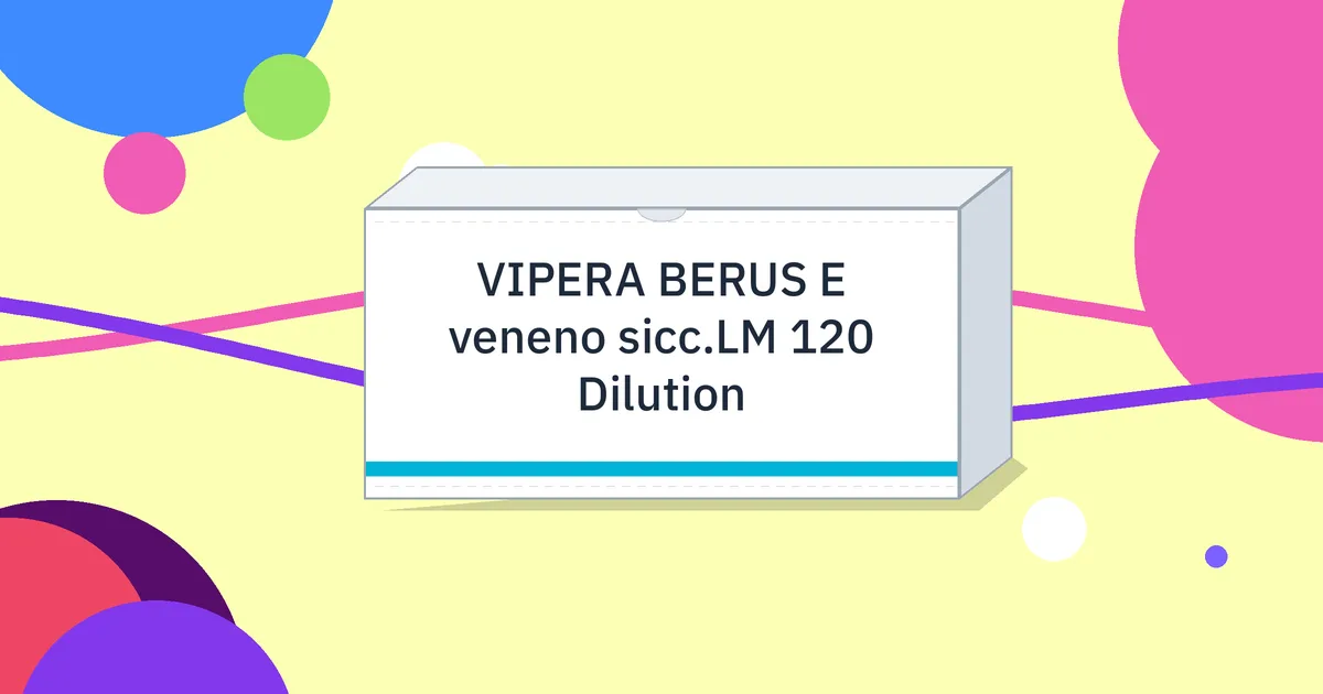 Symbolbild: Packung mit der Aufschrift VIPERA BERUS E veneno sicc.LM 120 Dilution (PZN 13277594) – Verfügbarkeit und Bezug in Apotheken in Frankfurt am Main