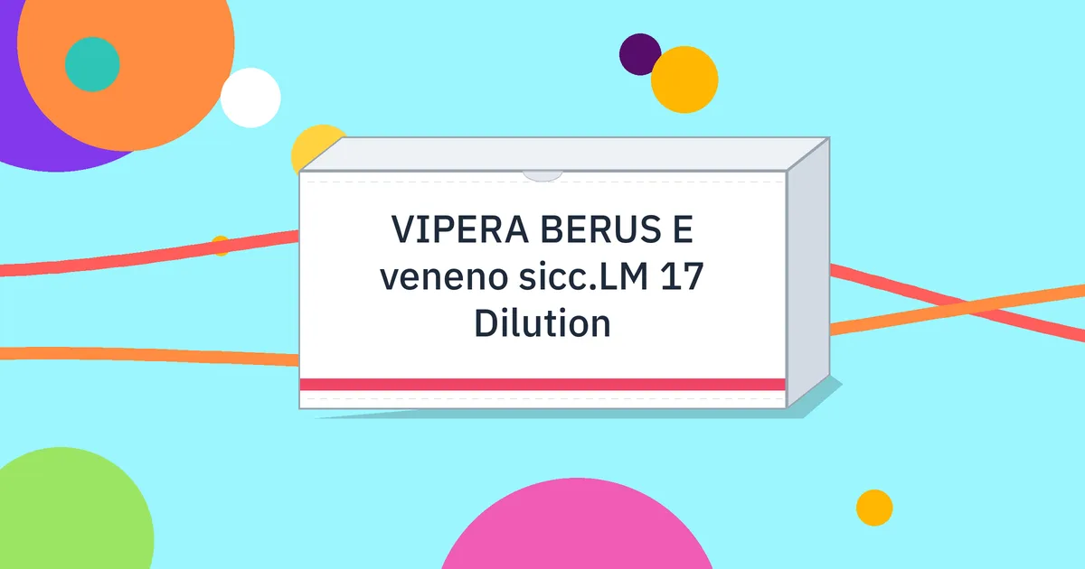 Symbolbild: Packung mit der Aufschrift VIPERA BERUS E veneno sicc.LM 17 Dilution (PZN 13277128) – Verfügbarkeit und Bezug in Apotheken in Frankfurt am Main
