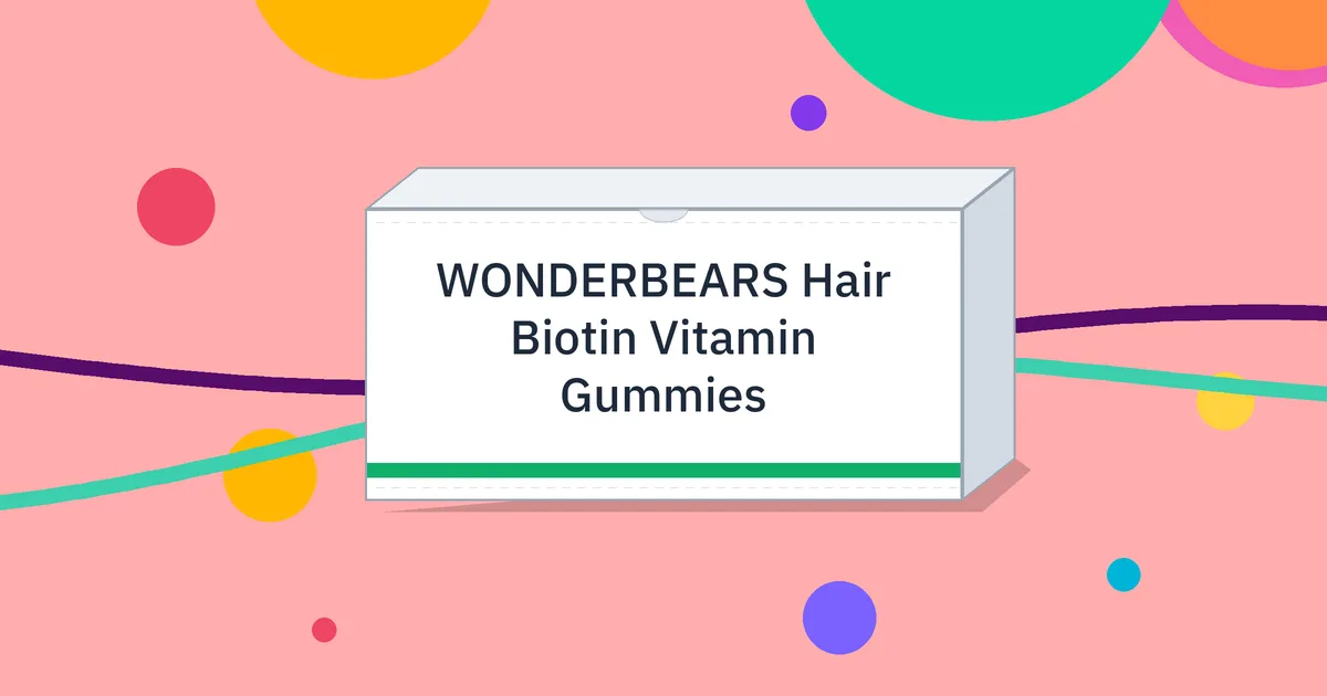 Symbolbild: Packung mit der Aufschrift WONDERBEARS Hair Biotin Vitamin Gummies (PZN 20951111) – Verfügbarkeit und Bezug in Apotheken in Frankfurt am Main