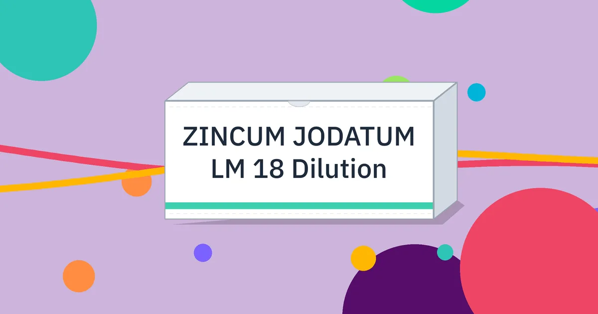Symbolbild: Packung mit der Aufschrift ZINCUM JODATUM LM 18 Dilution (PZN 03502989) – Verfügbarkeit und Bezug in Apotheken in Frankfurt am Main