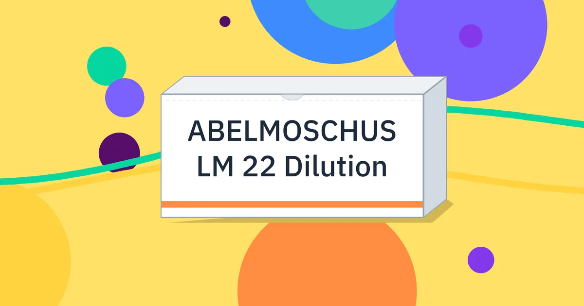 Symbolbild: Packung mit der Aufschrift ABELMOSCHUS LM 22 Dilution (PZN 12750315) – Verfügbarkeit und Bezug in Apotheken in Frankfurt am Main