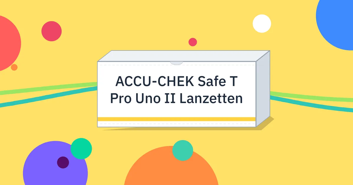 Symbolbild: Packung mit der Aufschrift ACCU-CHEK Safe T Pro Uno II Lanzetten (PZN 18772559) – Verfügbarkeit und Bezug in Apotheken in Frankfurt am Main