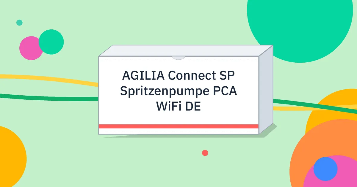 Symbolbild: Packung mit der Aufschrift AGILIA Connect SP Spritzenpumpe PCA WiFi DE (PZN 19946607) – Verfügbarkeit und Bezug in Apotheken in Frankfurt am Main