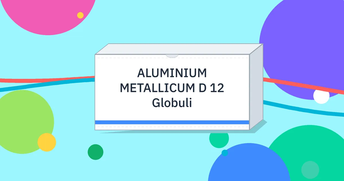 Symbolbild: Packung mit der Aufschrift ALUMINIUM METALLICUM D 12 Globuli (PZN 07454307) – Verfügbarkeit und Bezug in Apotheken in Frankfurt am Main