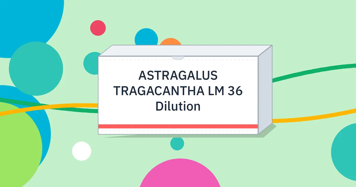 Symbolbild: Packung mit der Aufschrift ASTRAGALUS TRAGACANTHA LM 36 Dilution (PZN 13405336) – Verfügbarkeit und Bezug in Apotheken in Frankfurt am Main