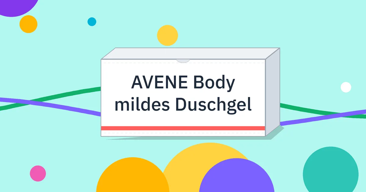 Symbolbild: Packung mit der Aufschrift AVENE Body mildes Duschgel (PZN 12746667) – Verfügbarkeit und Bezug in Apotheken in Frankfurt am Main