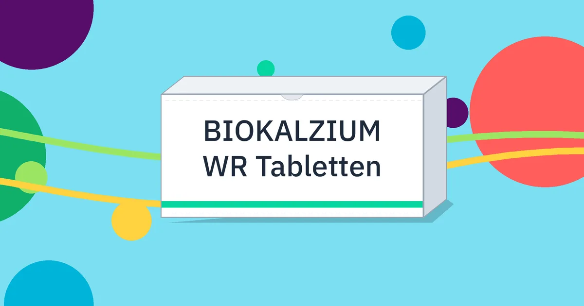 Symbolbild: Packung mit der Aufschrift BIOKALZIUM WR Tabletten (PZN 02898790) – Verfügbarkeit und Bezug in Apotheken in Frankfurt am Main